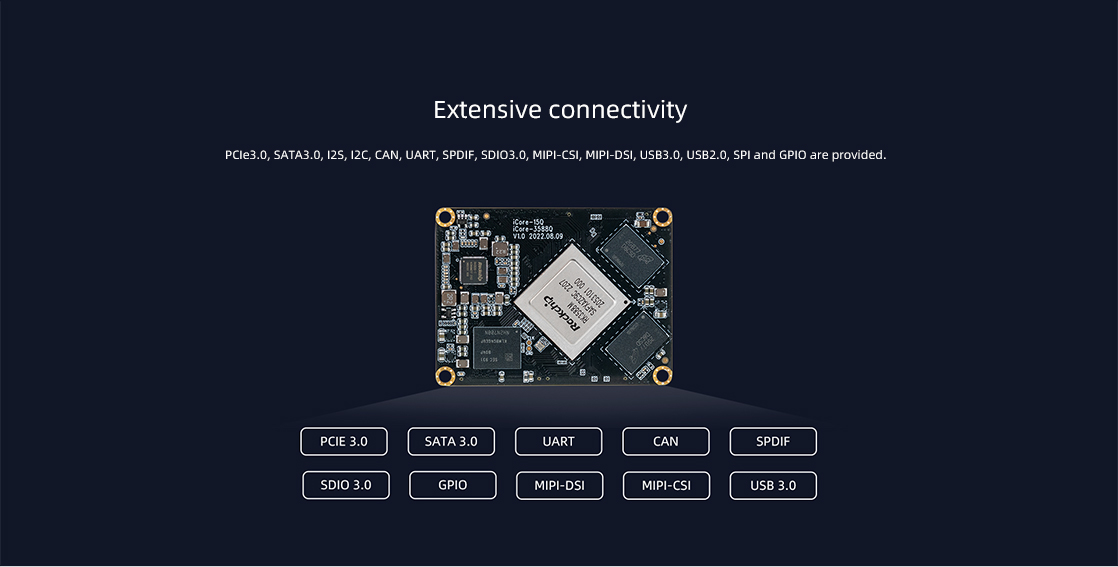 Industrypc Firefly iCore-3588MQ RK3588M 6TOPS AUTO Grade AI SOM